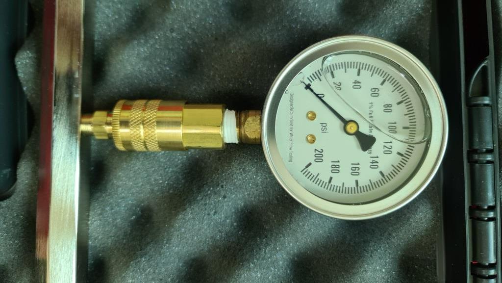 Hydrant Flow Pitot Tube Kit with Flow Nozzle, Pitot Gauge Kit with ...