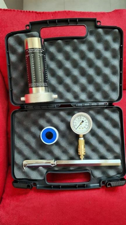 Hydrant Flow Pitot Tube Kit with Flow Nozzle, Pitot Gauge Kit with ...