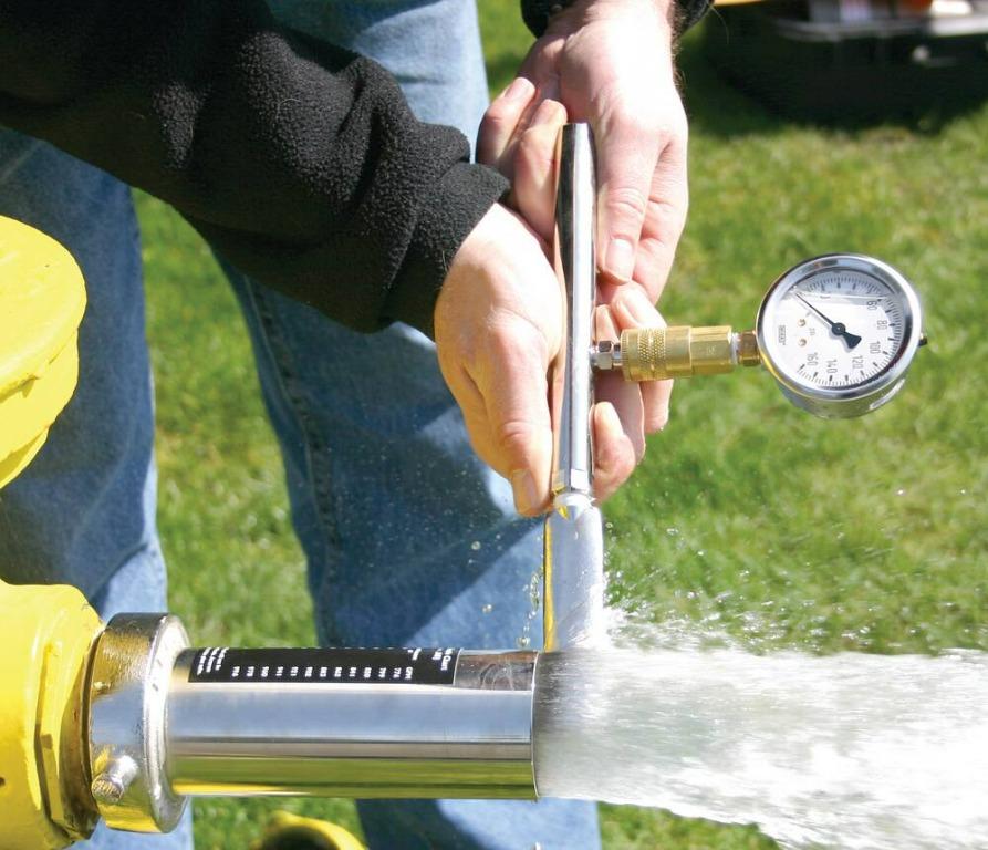 Hydrant Flow Pitot Tube Kit with Flow Nozzle, Pitot Gauge Kit with Standard Blade, 200 PSI ...