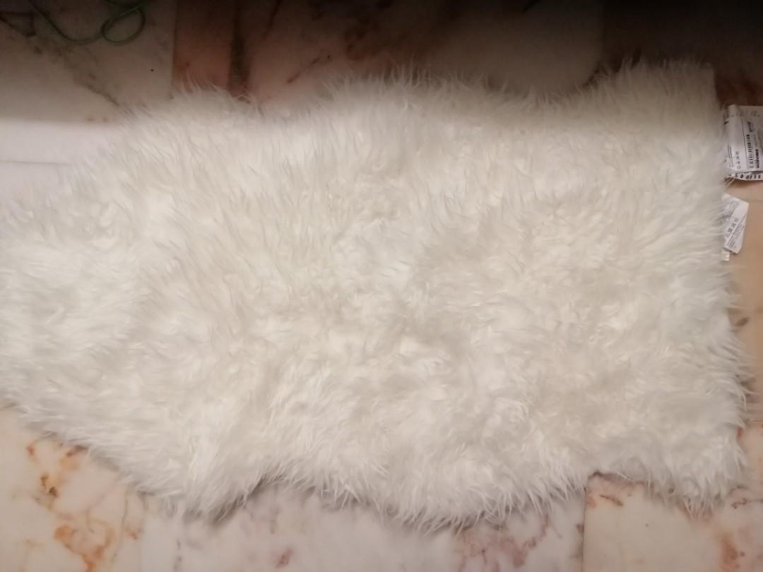 Ikea floor fluffy mat, Furniture & Home Living, Home Decor, Carpets ...