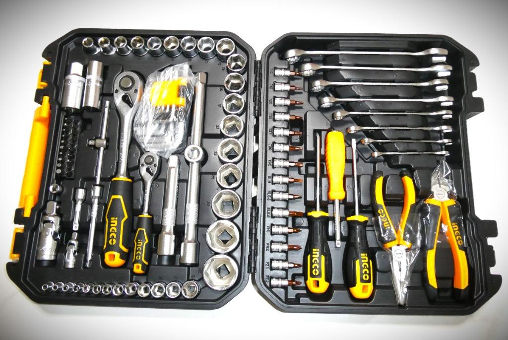INGCO 100PCS HAND TOOL SET, Everything Else on Carousell