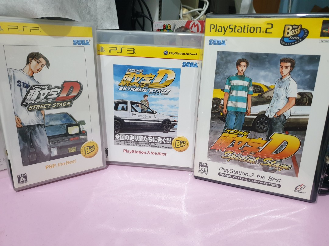 Initial D collection game PSP PS2 PS3 japan, Video Gaming, Video Games ...