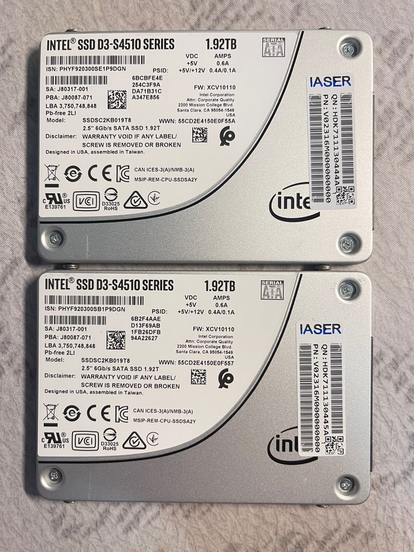 Intel 2TB TLC SSD, Computers & Tech, Parts & Accessories, Hard Disks ...