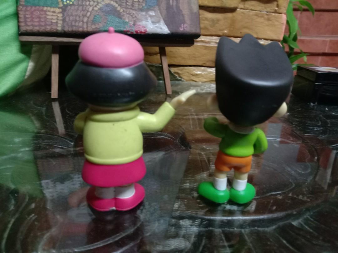 JAIKO AND SUNEO, DORAEMON CHARACTER FIGURES, SET OF 2, 3.5 INCHES ...