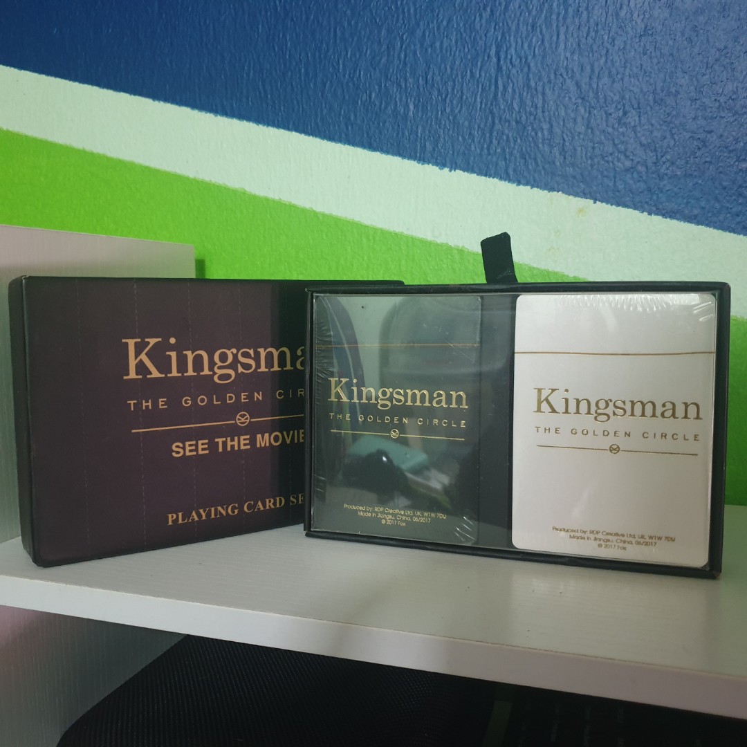 Kingsman The Golden Circle Playing card, Hobbies & Toys, Collectibles ...