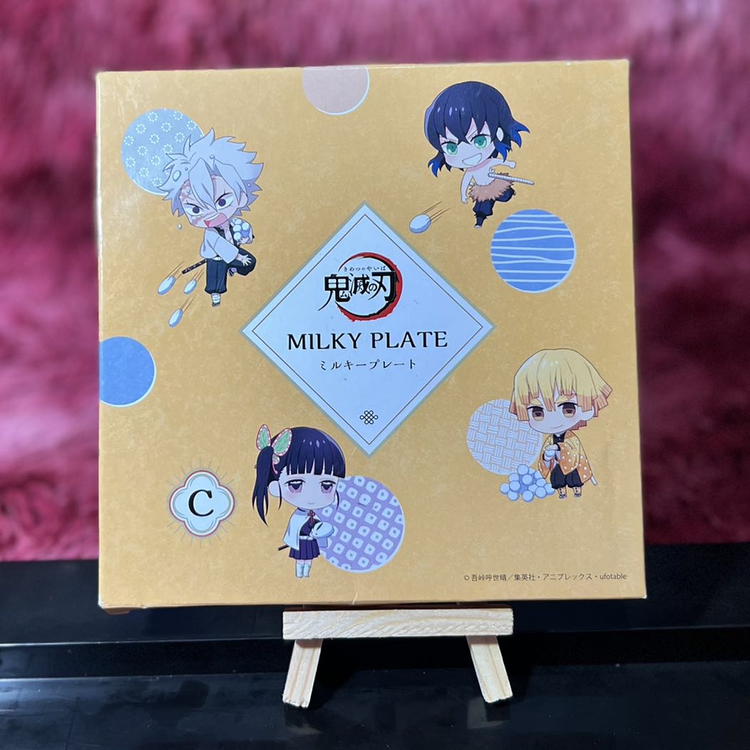 Lawson Demon Slayer:Kimetsu No Yaiba Milky Plate 6.3 inches (plastic ...