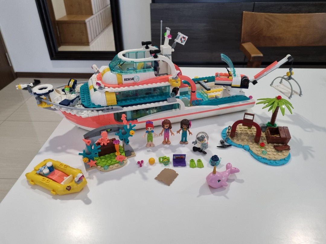 Lego 41381 Rescue Mission Boat, Hobbies & Toys, Toys & Games on Carousell