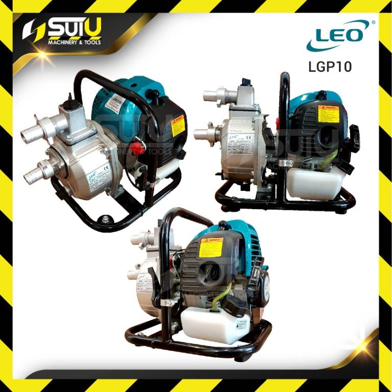 LEO LGP10 42.7CC 1.6HP Gasoline & Diesel Engine Pump w/ 1L Engine Oil ...
