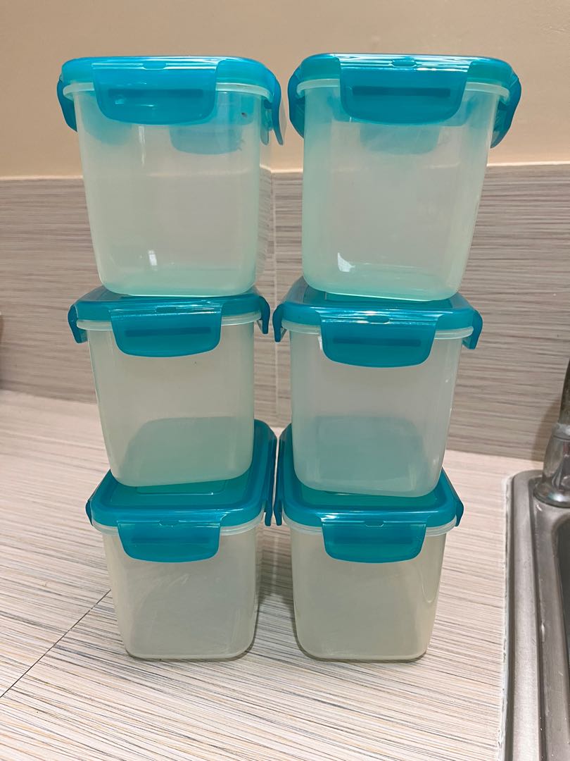 Lock & Lock Set of 6 Containers , Furniture & Home Living, Kitchenware ...