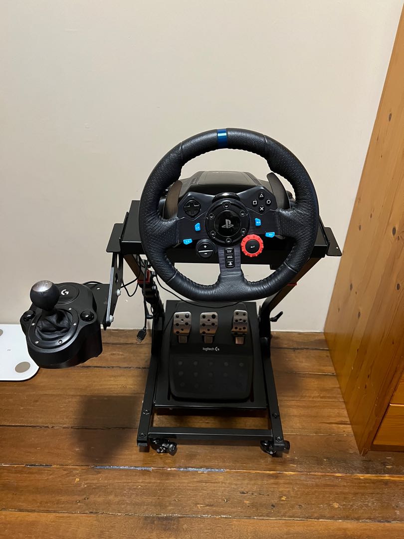 Logitech G29 With Shifter Driving Racing Wheel Simulator with Stand ...
