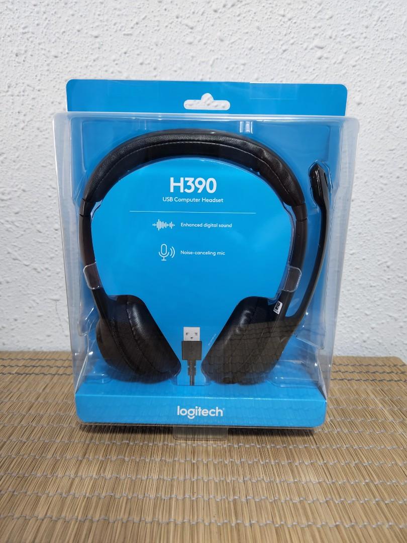 Logitech H390 USB Computer Headset, Audio, Headphones & Headsets on ...