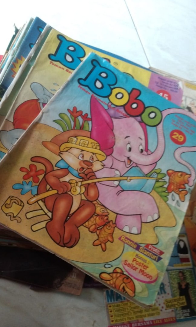 Majalah Bobo tahun 90an, Buku & Alat Tulis, Majalah & Lainnya di Carousell