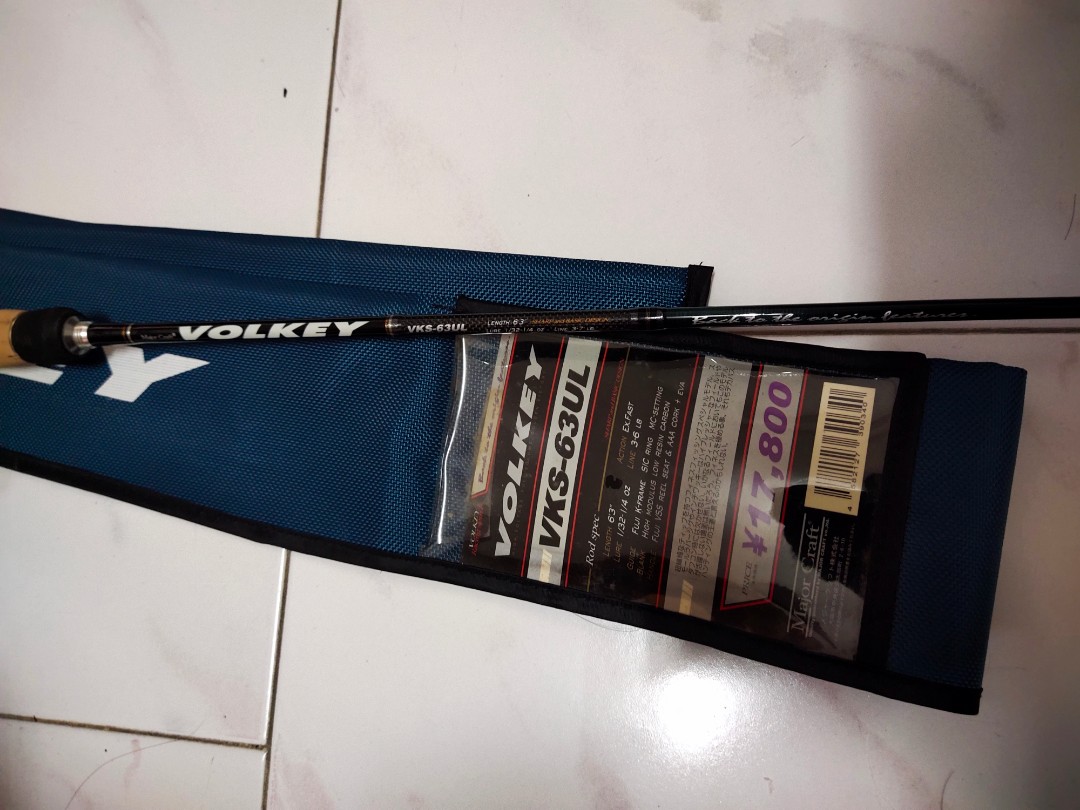 Major Craft Volkey VKS-63UL, Sports Equipment, Fishing on Carousell