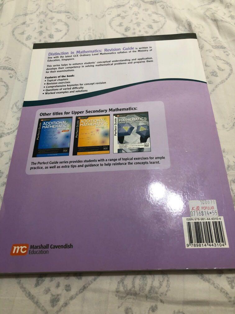 Mathematics Revision Guide - Sec 4, Hobbies & Toys, Books & Magazines ...