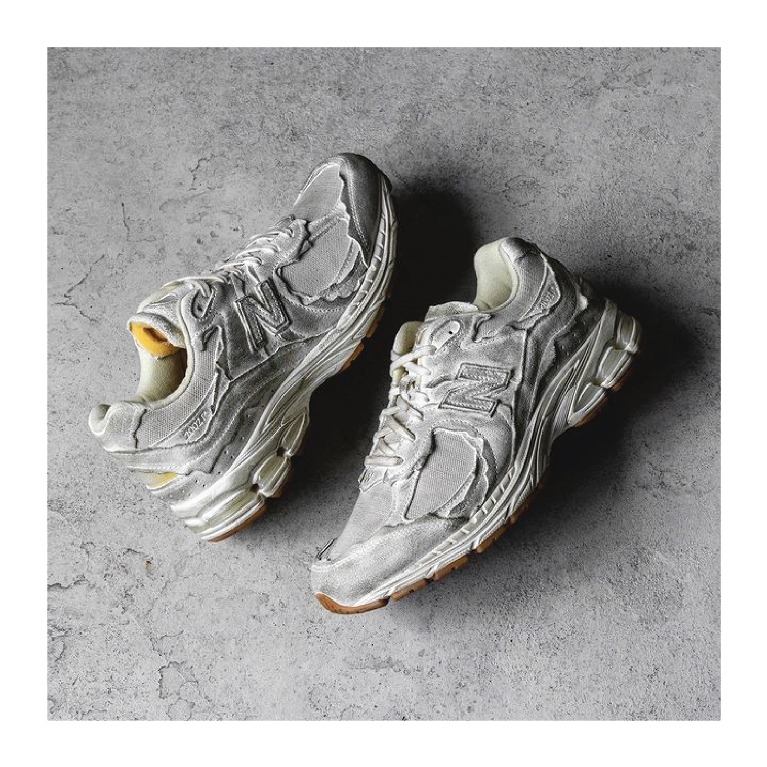 New Balance 2002R Distressed White, Men's Fashion, Footwear, Sneakers ...