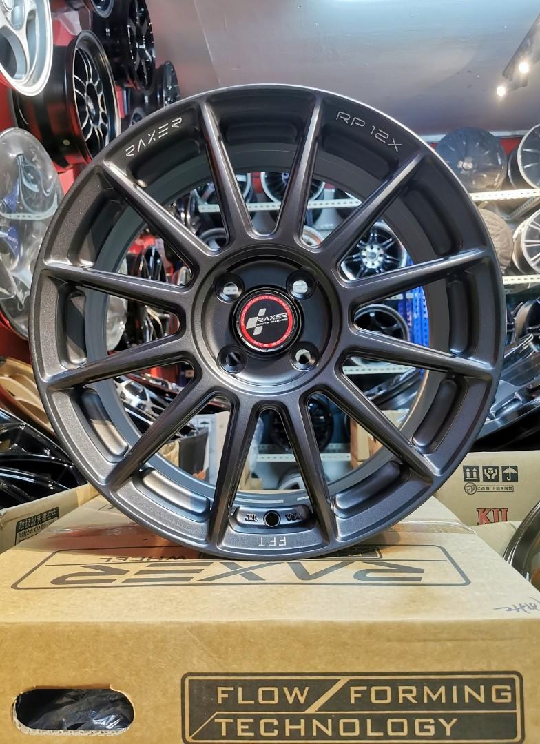 NEW Sport Rim 16 inch ORI RAXER RP12X 7JJ 4X100 FLOW FORMING, Auto Accessories on Carousell