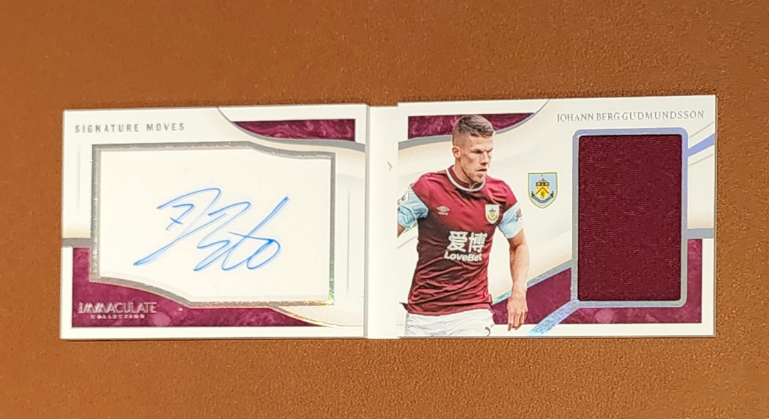 Panini Gudmundsson Immaculate Booklet, Hobbies & Toys, Toys & Games on ...