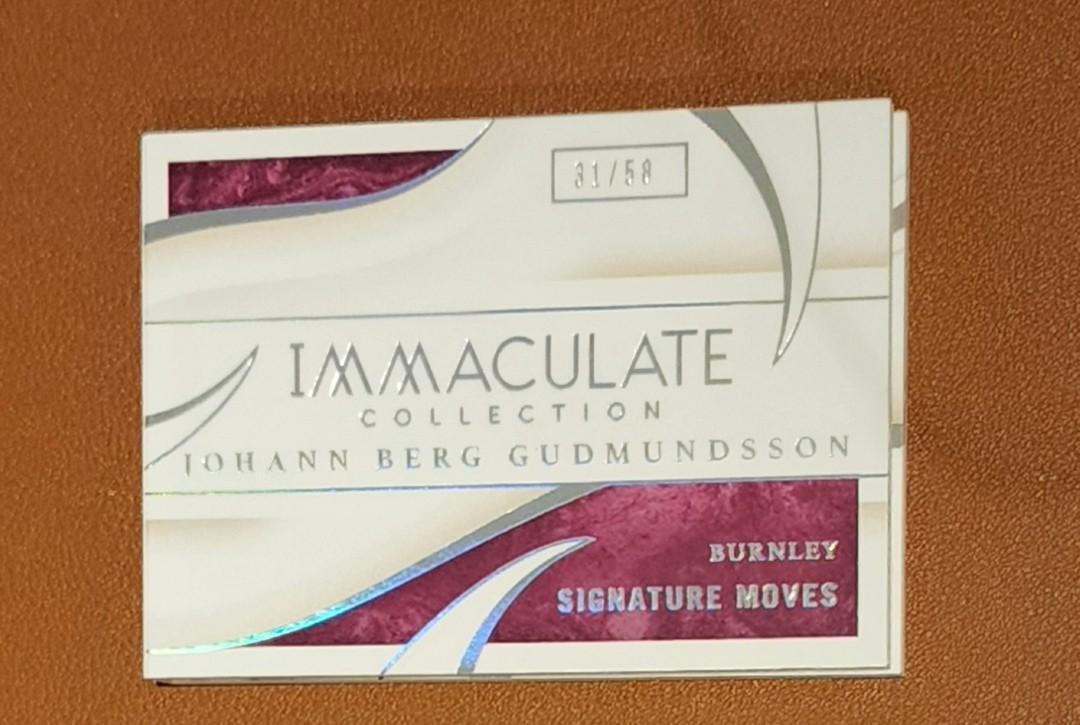 Panini Gudmundsson Immaculate Booklet, Hobbies & Toys, Toys & Games on ...