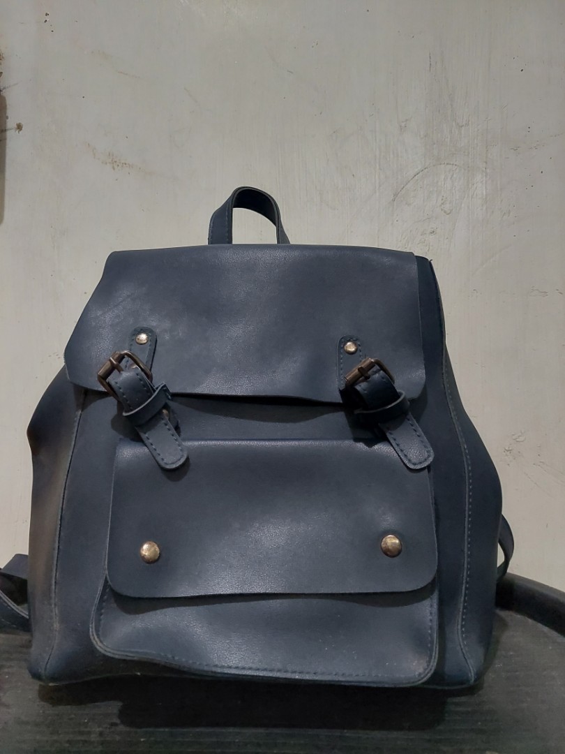 PARISIAN Leather Backpack, Women's Fashion, Bags & Wallets, Backpacks ...