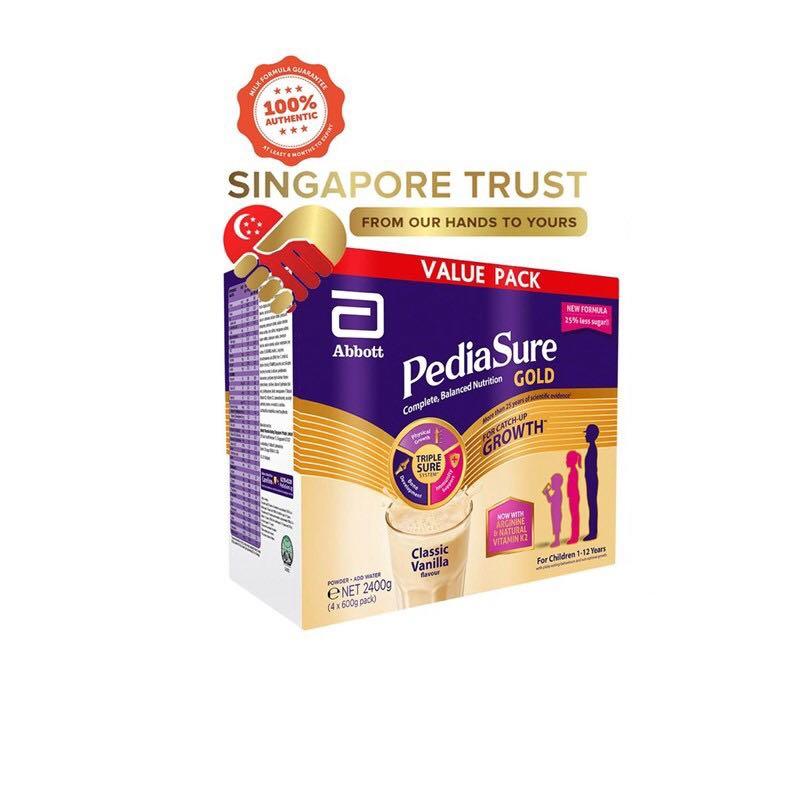Pediasure 600g packet x 2, Babies & Kids, Nursing & Feeding, Weaning ...