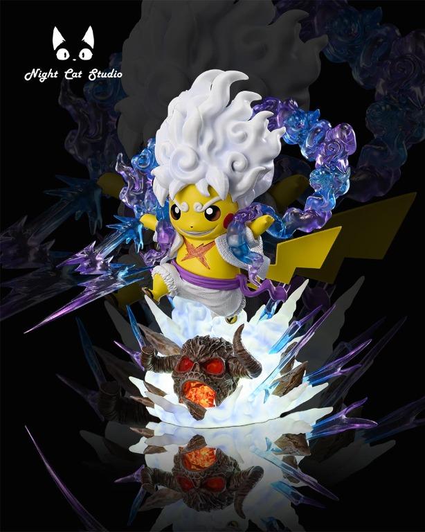 [PO] Pikachu x Luffy Gear 5 | Night Cat Studio | One Piece GK Figurine ...