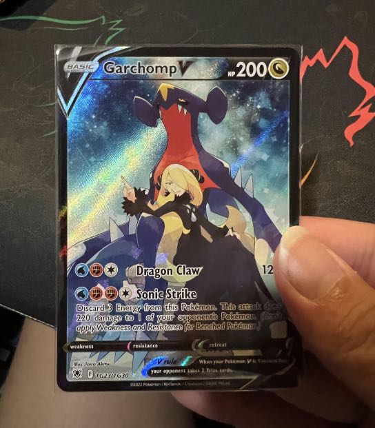 Pokemon Astral Radiance - Garchomp V TG, Hobbies & Toys, Toys & Games ...