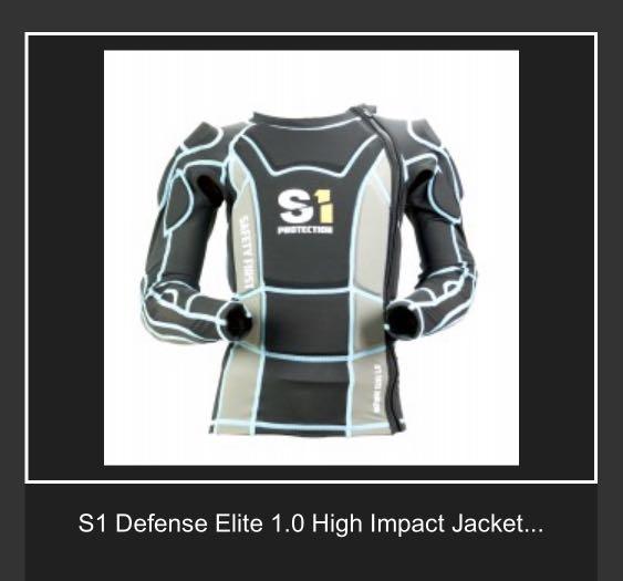 PRE ORDER - S1 PROTECTION body armour for BMX , MTB / DH / MX, Sports ...