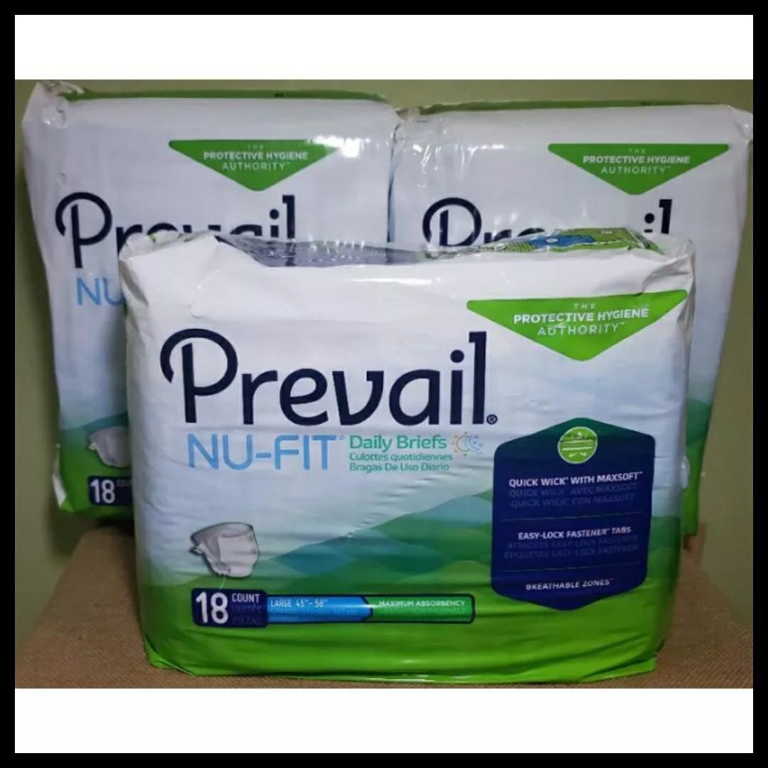 Prevail adult diaper #2, Health & Nutrition, Braces, Support ...