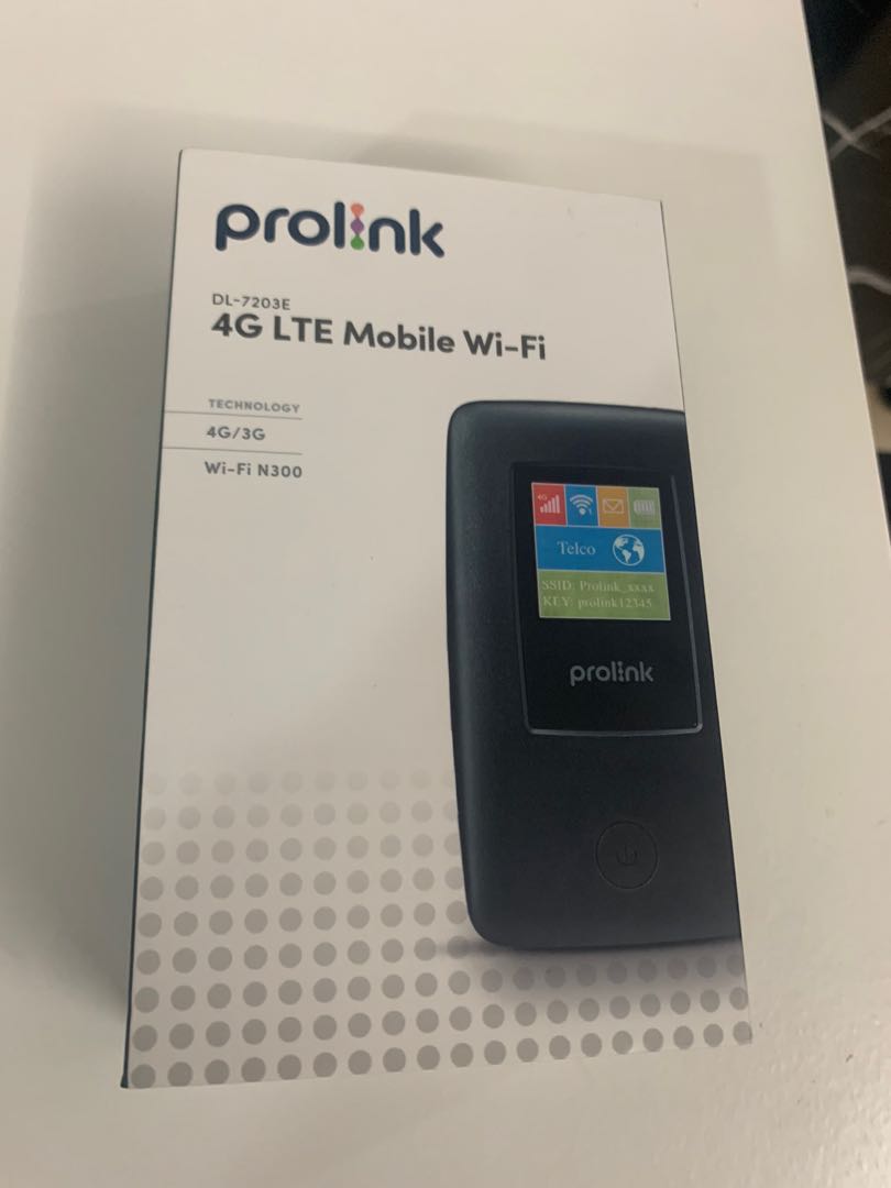 Prolink DL-7203e 4G LTE mobile wifi, Computers & Tech, Parts ...