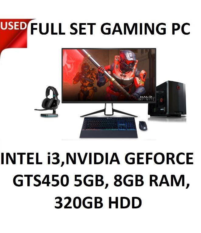 Refurbish Full Set Gaming PC with Nvidia GeForce GTS450GT 5GB Graphic ...