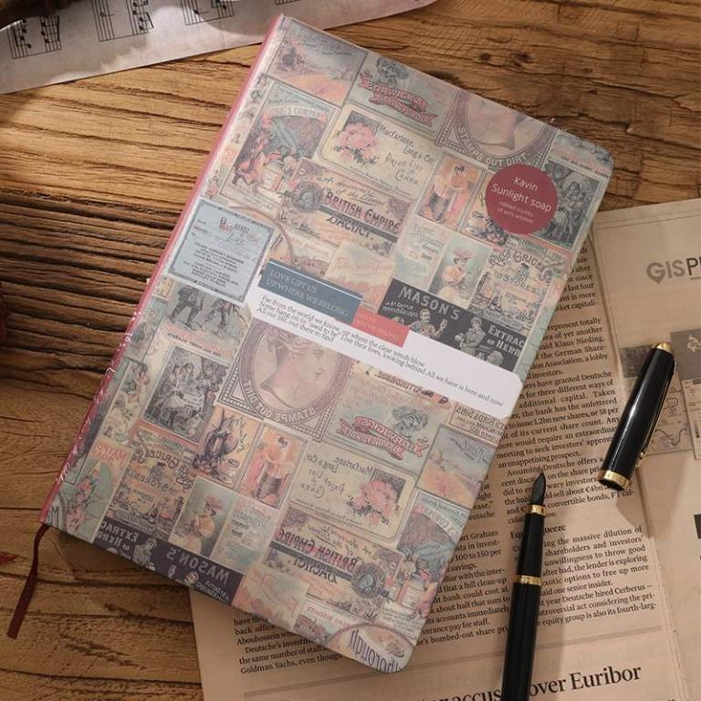 Retro Vintage Nostalgic Aesthetic Journal Notebook, Hobbies & Toys ...