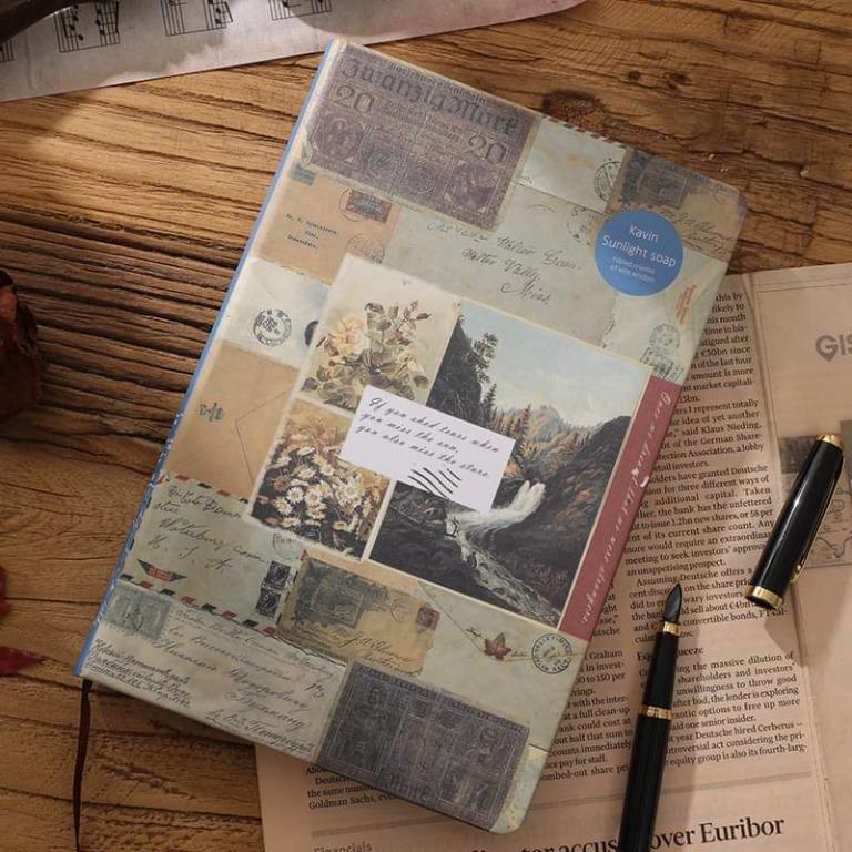 Retro Vintage Nostalgic Aesthetic Journal Notebook, Hobbies & Toys ...