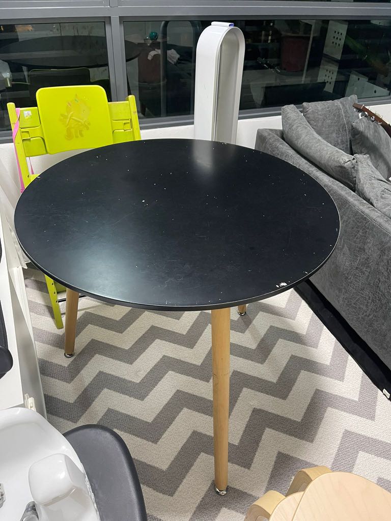 Round Table 80cm diameter, Furniture & Home Living, Furniture, Tables ...