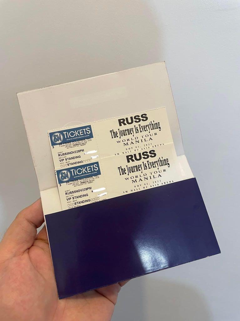 Russ in Manila VIP Standing, Tickets & Vouchers, Event Tickets on Carousell