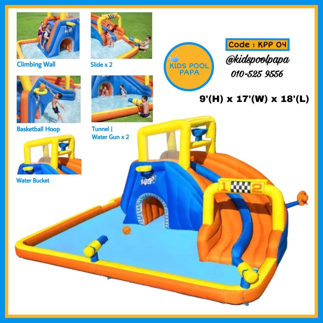 Sewa Rent H20 Inflatable Kajang Bangi KL Murah Kids Pool Water Slide ...