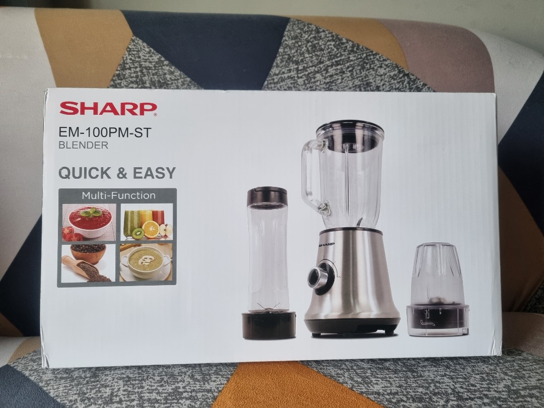 SHARP BLENDER MODEL EM-100PM-ST, TV & Home Appliances, Kitchen ...