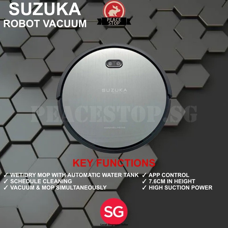 Showroom [Local Warranty] SUZUKA PRO Robot Vacuum GEN 2 APP + MOP, TV ...