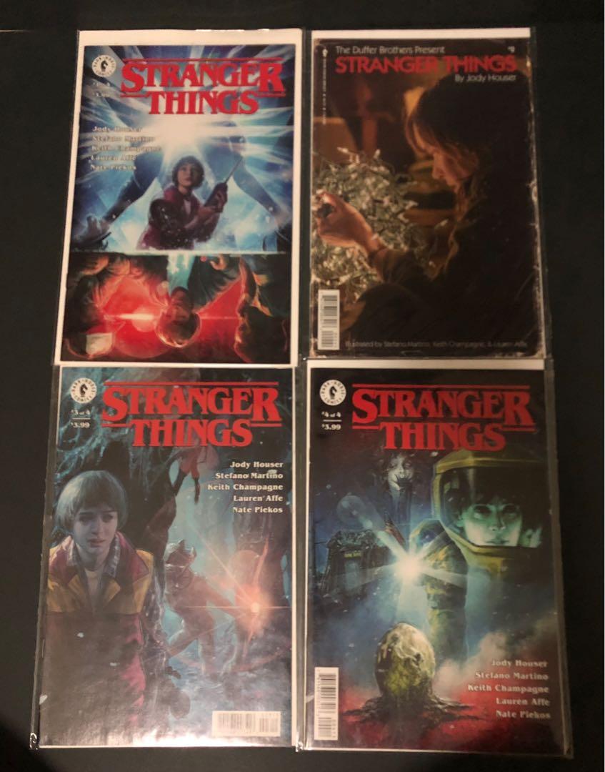 Stranger Things comics #1-4 set Not marvel, Hobbies & Toys, Books ...