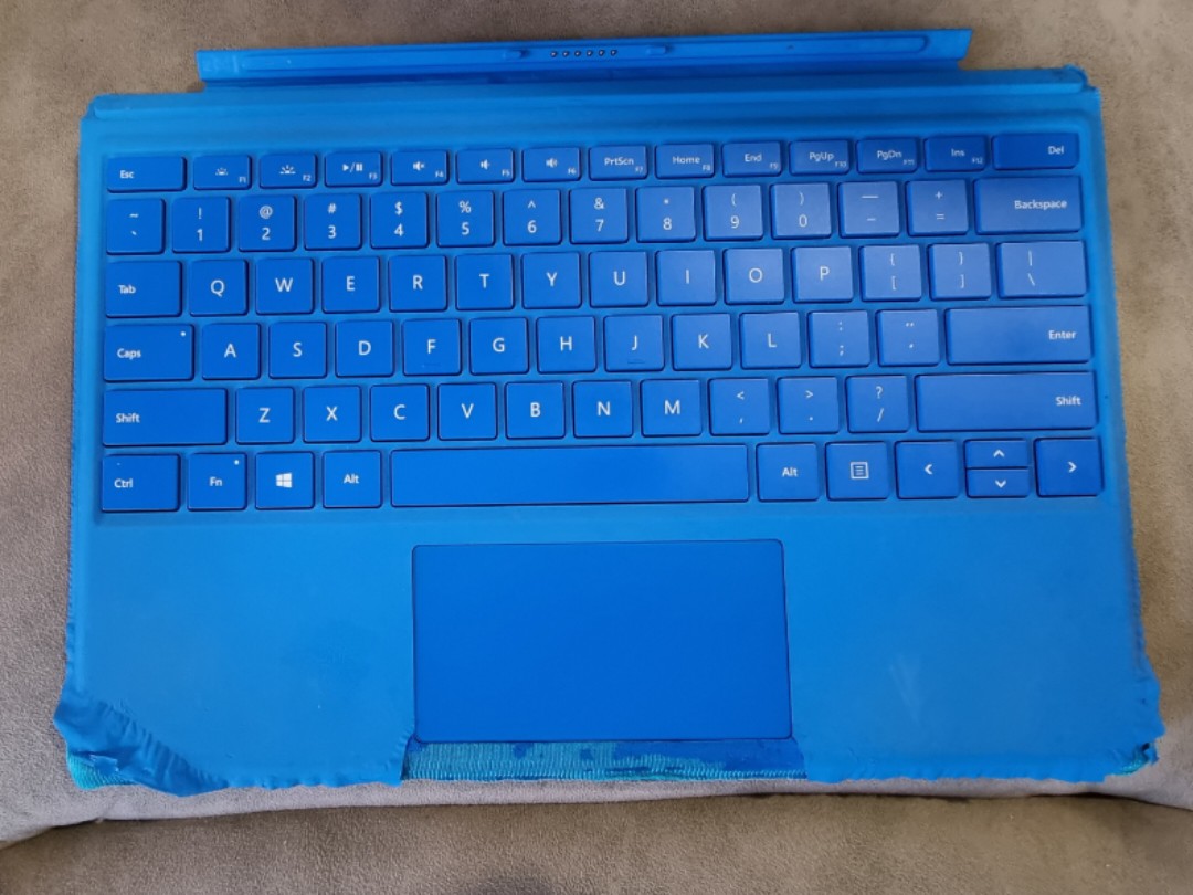 Surface pro type cover blue, Computers & Tech, Parts & Accessories ...