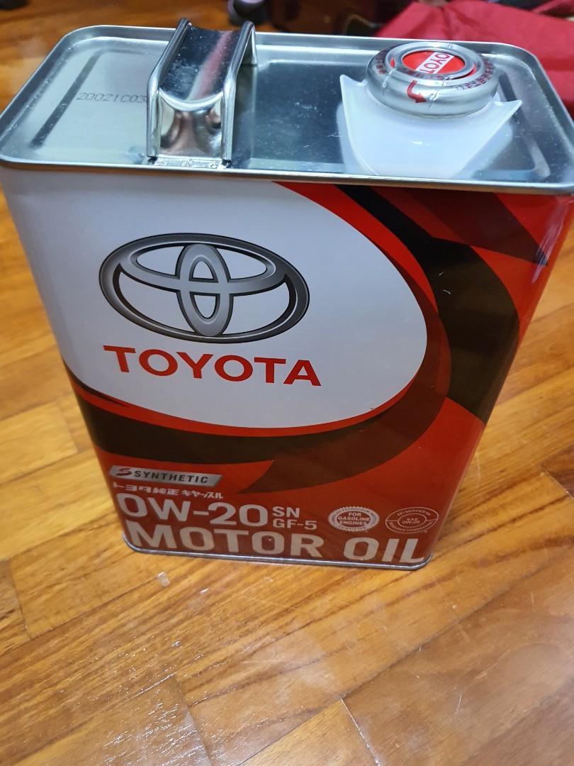 Toyota 0-20w engin oil, Car Accessories, Car Workshops & Services on ...