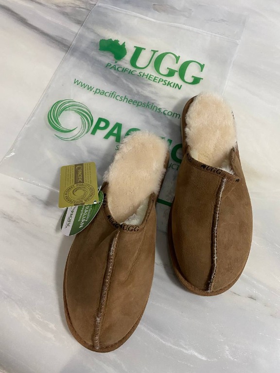 Ugg Pacific Sheepskin Slippers XL Size, Women's Fashion, Footwear ...