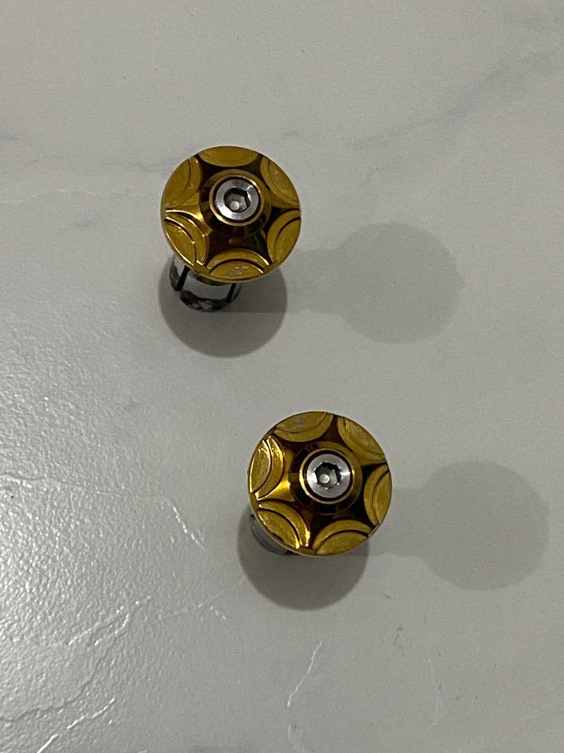 Universal Gold Bar end Balancer, Motorcycles, Motorcycle Accessories on ...