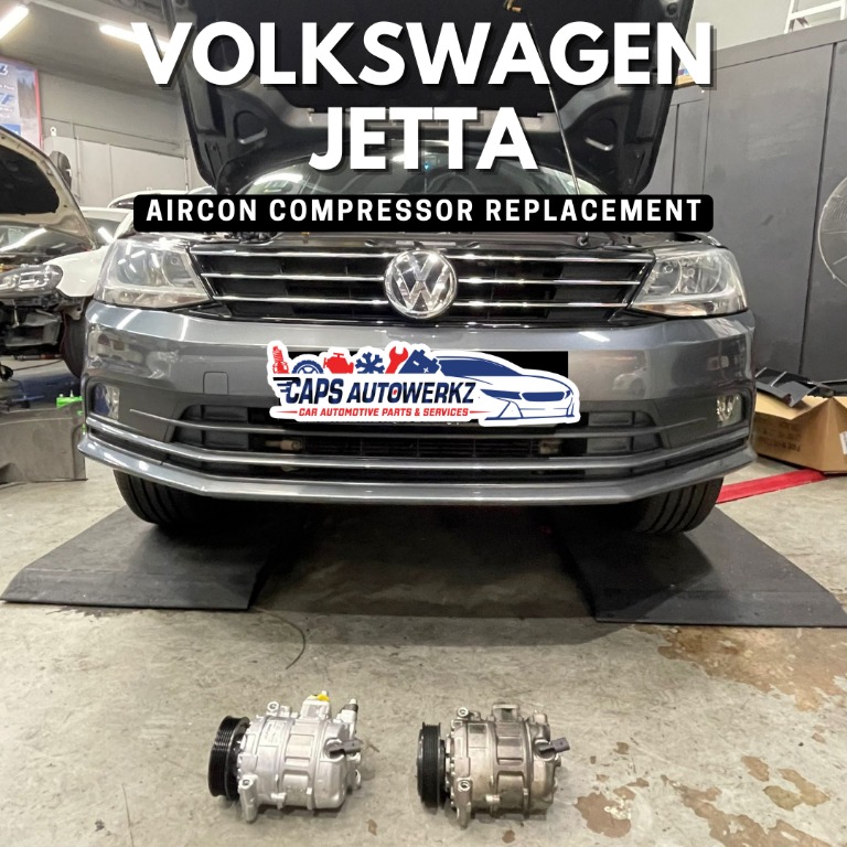 Volkswagen Jetta Aircon Compressor Replacement, Car Accessories, Car ...