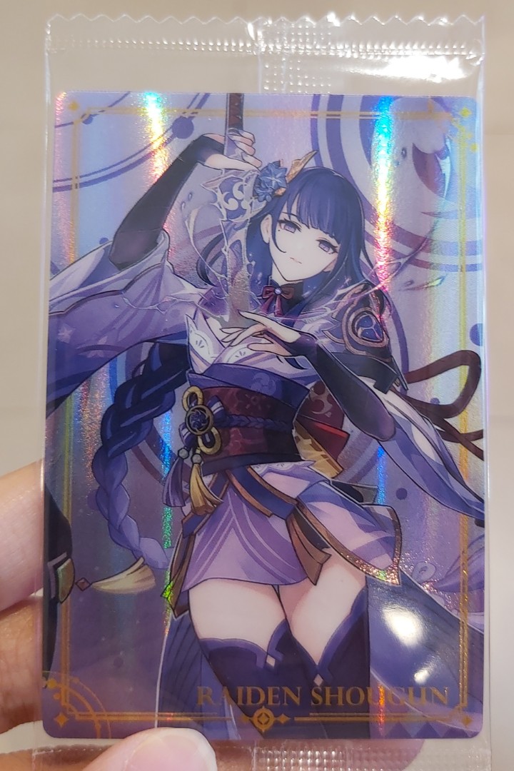 [WTT/WTS] Raiden Shogun Wafer card, Hobbies & Toys, Toys & Games on ...