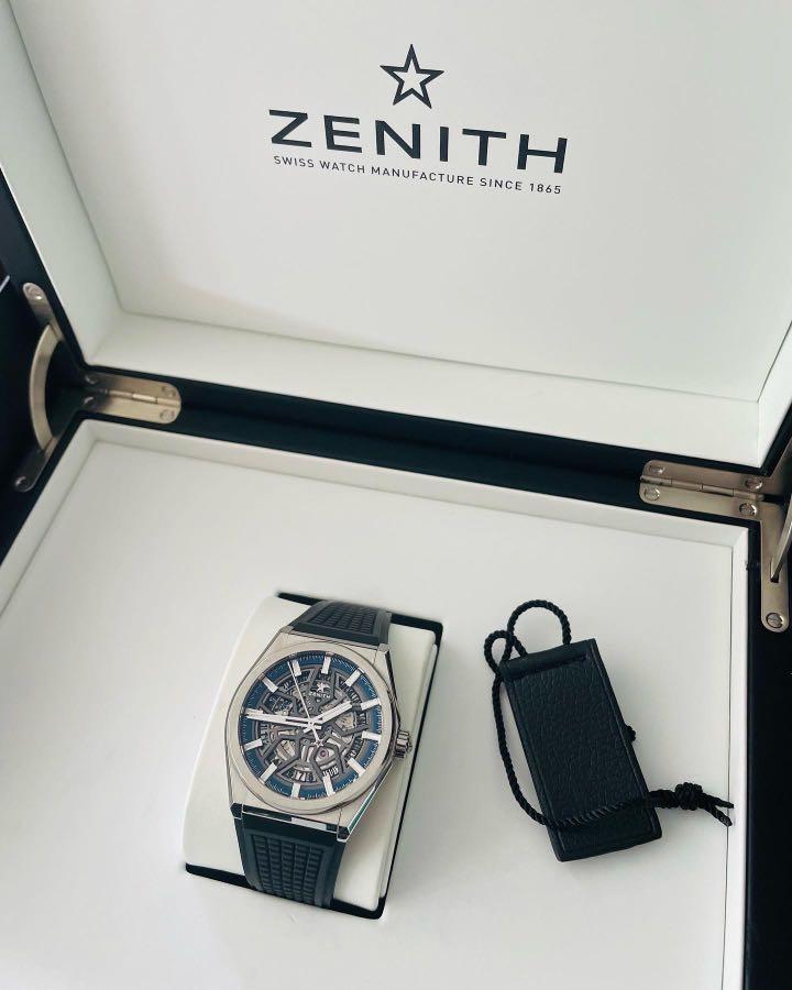 Zenith defy Classic skeleton, Men's Fashion, Watches & Accessories ...