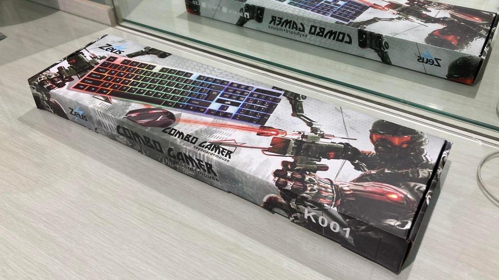 ZEUS Gaming Keyboard+Mouse Combo w/ mousepad, Computers & Tech, Parts ...
