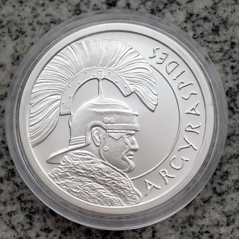 2015 Argyraspides 2 oz Silver Round + Capsule, 其他, 其他 - Carousell