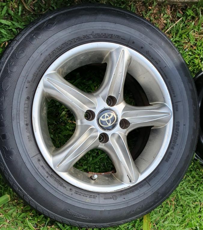 4 x used rims for Toyota Axio (15 inch 4x100), Car Accessories, Tyres ...