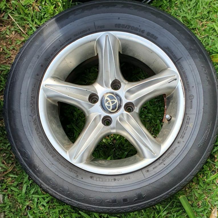 4 x used rims for Toyota Axio (15 inch 4x100), Car Accessories, Tyres ...