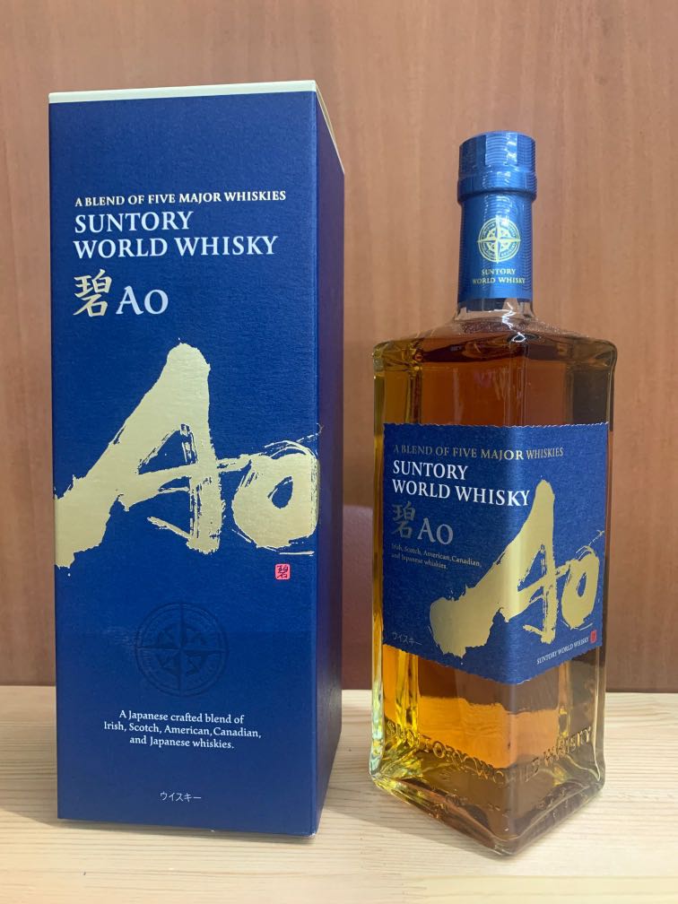 日版三得利 World Whisky 碧Ao 43% 700ml, 嘢食 & 嘢飲, 酒精飲料 - Carousell
